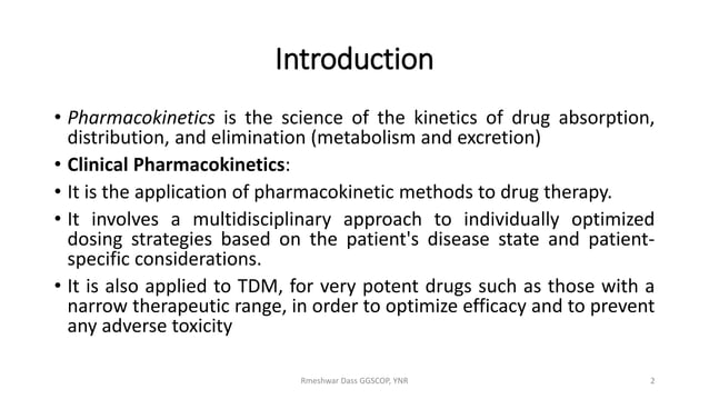 Pharmacokinetics of Drug Interactions.pptx | Endocrine and Metabolic Diseases | Diseases and ...
