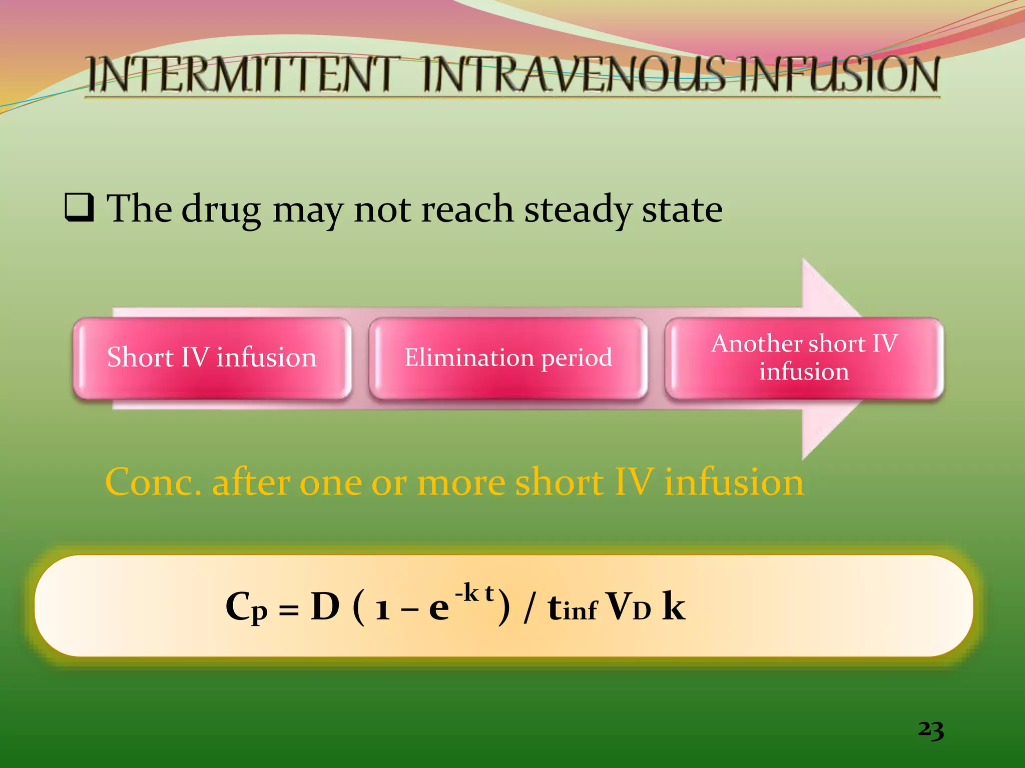 Pharmacokinetics of multiple dosing | PPTX