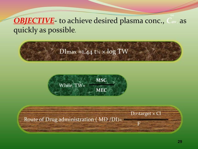 Pharmacokinetics of multiple dosing | PPTX