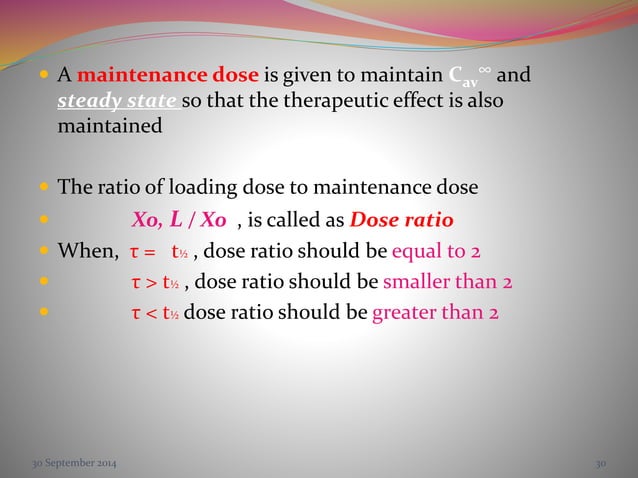 Pharmacokinetics of multiple dosing | PPTX