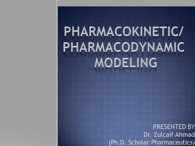 Pharmacokinetics & Pharmacodynamic models, Tolerance, Hypersensitivity ...