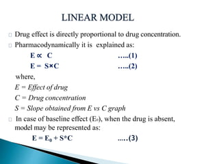 Pharmacokinetics & Pharmacodynamic models, Tolerance, Hypersensitivity ...