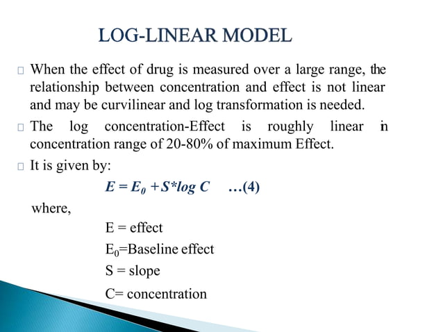Pharmacokinetics & Pharmacodynamic models, Tolerance, Hypersensitivity ...