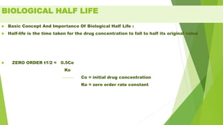 Pharmacokinetics ppt | PPTX