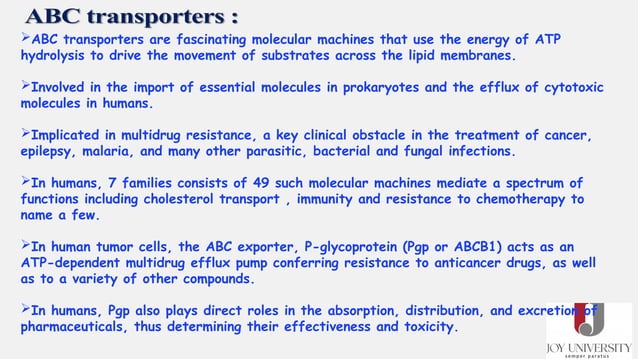 PHARMACOKINETICS - Absorption (Transport) | PPTX