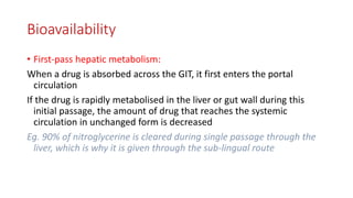 Pharmacokinetics principles 1 | PPT