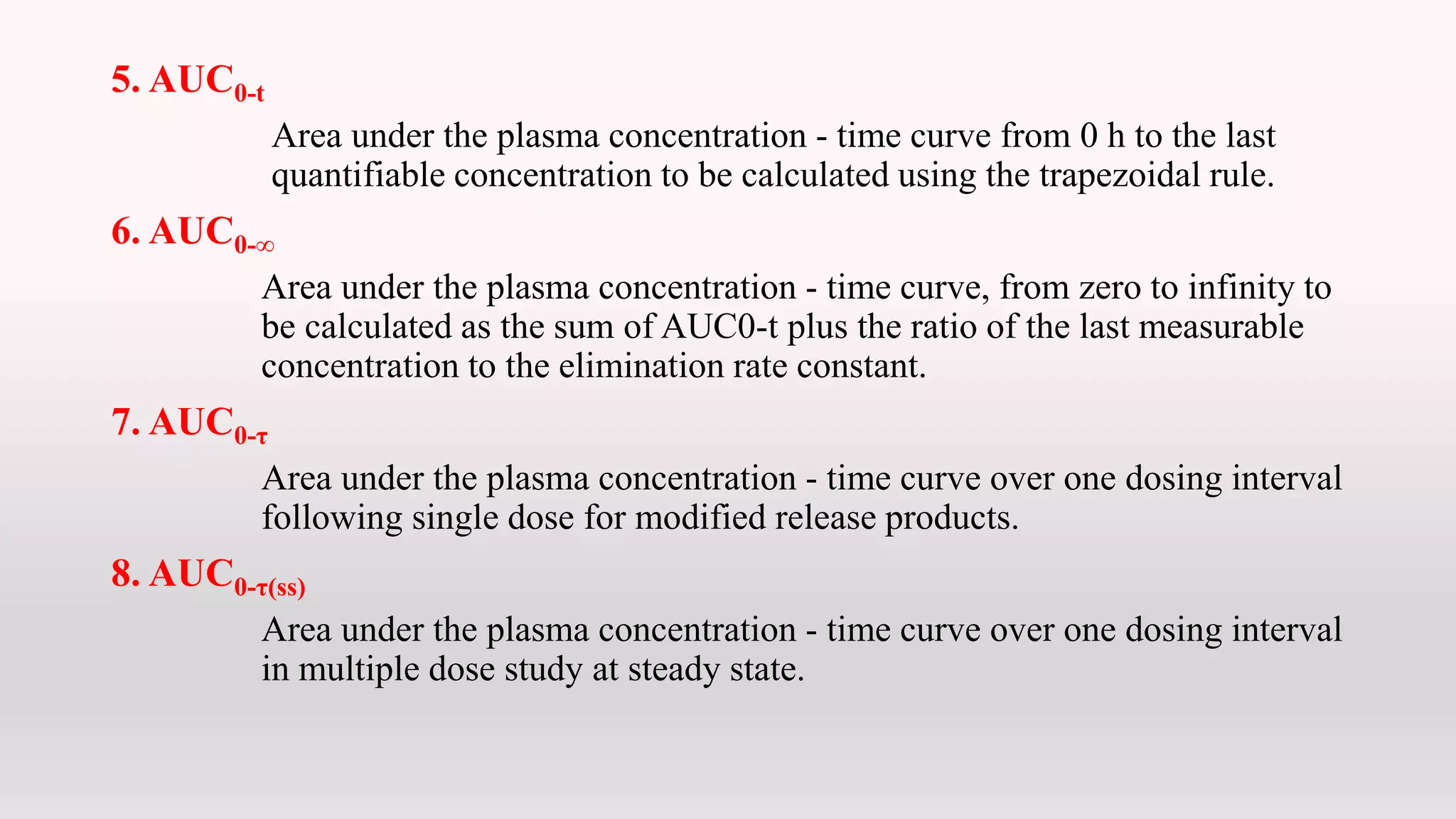 Pharmacokinetic terms | PPTX