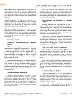 Pharmacological Management of Hypertension: New Drugs and Mechanisms | PDF