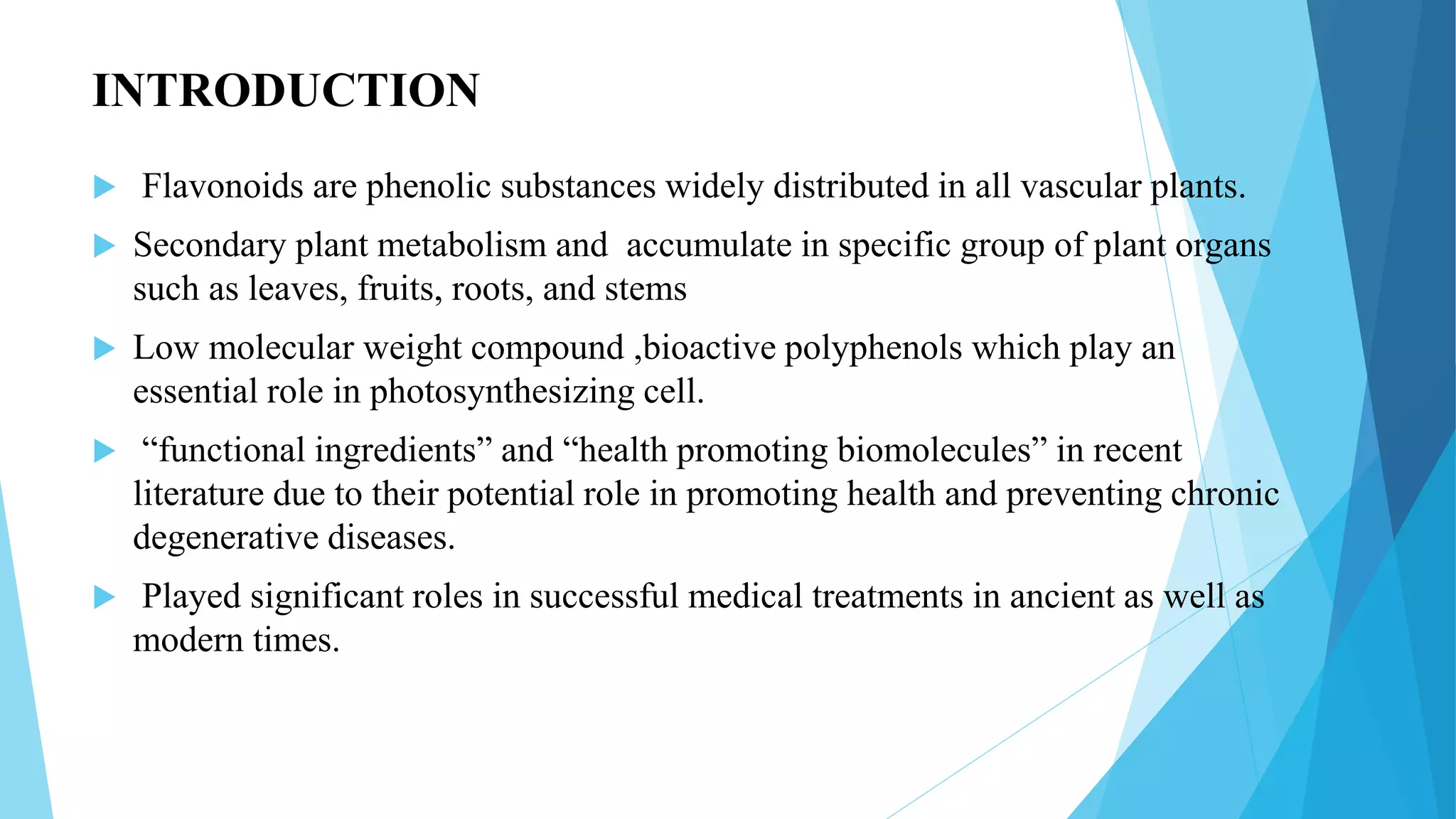 Pharmacological activity of flavonoids | PPT