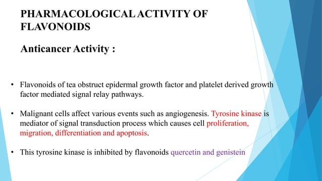 Pharmacological activity of flavonoids | PPT