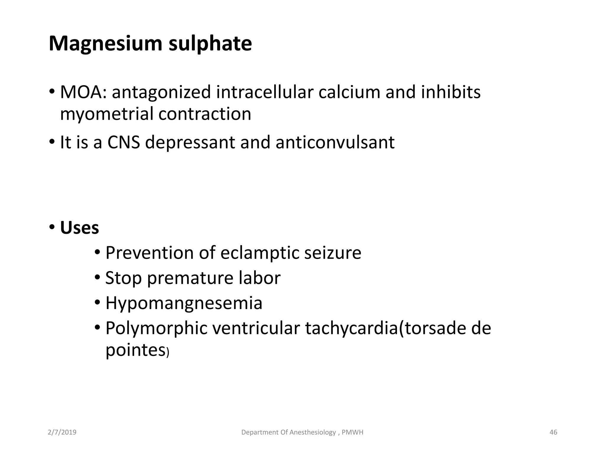 Pharmacological agents in obs and placental transfer of drugs | PPTX