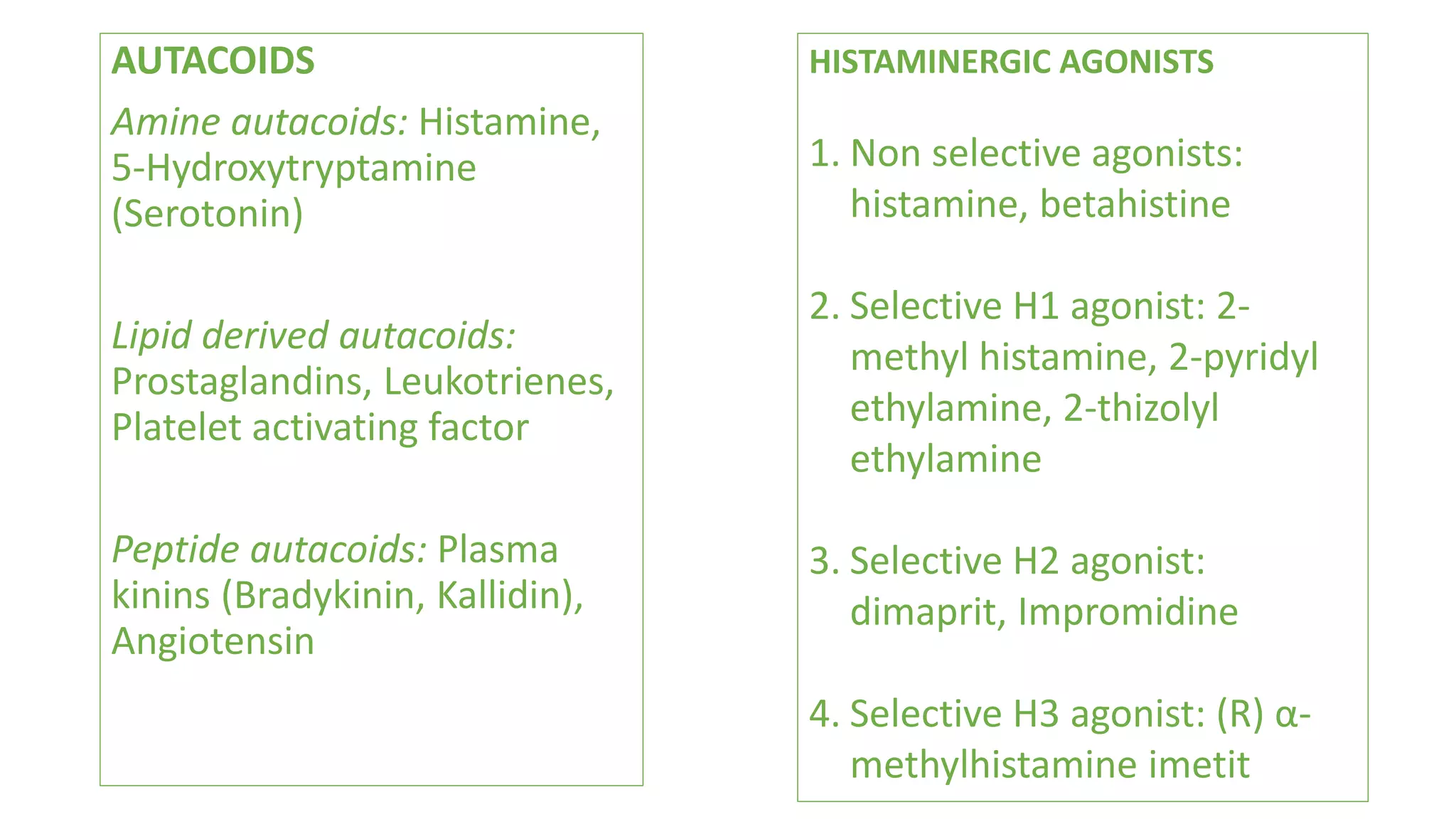 Pharmacological classification | PPTX