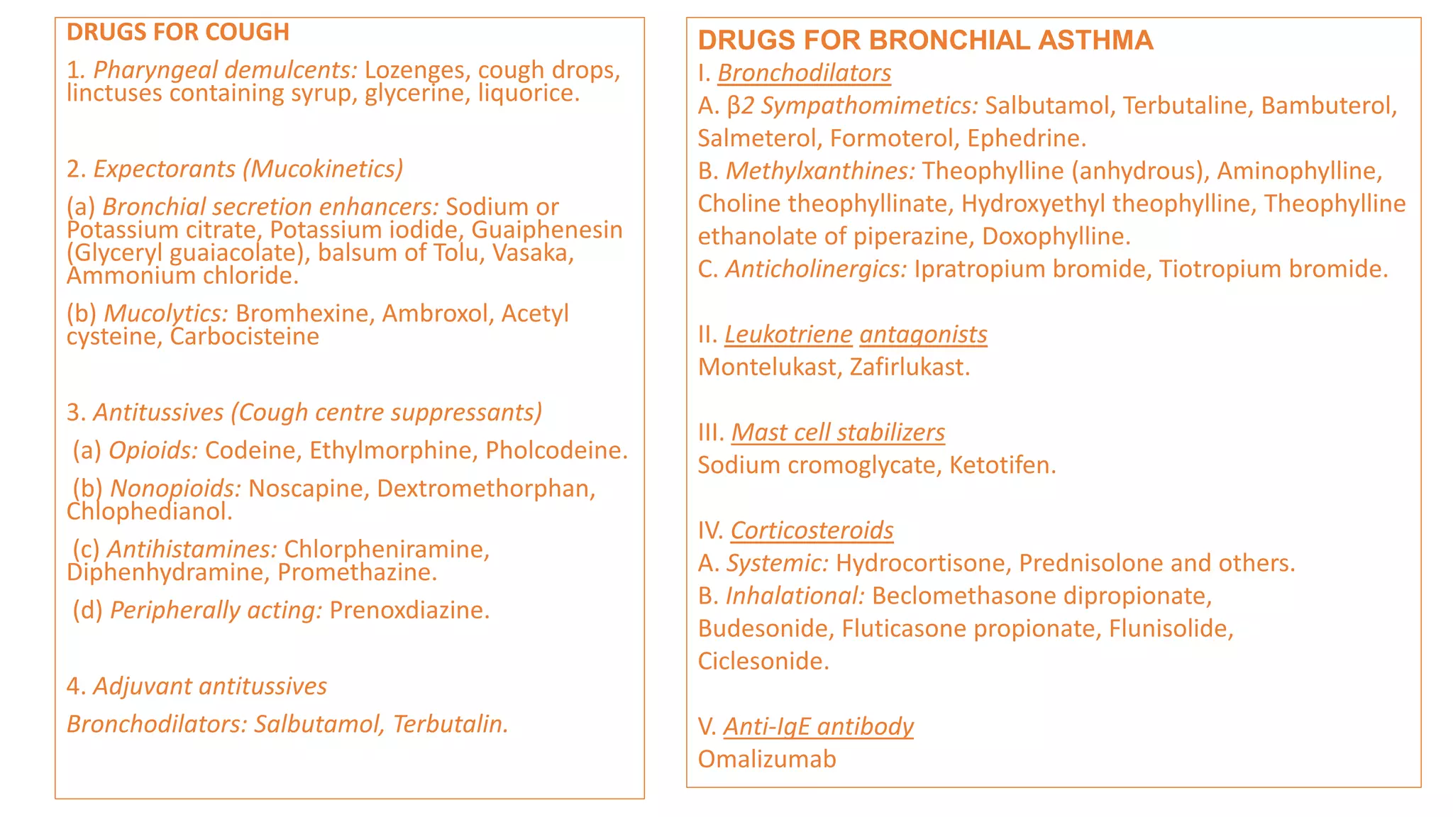 Pharmacological classification of drugs | PPTX