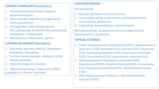 Pharmacological classification of drugs | PPTX