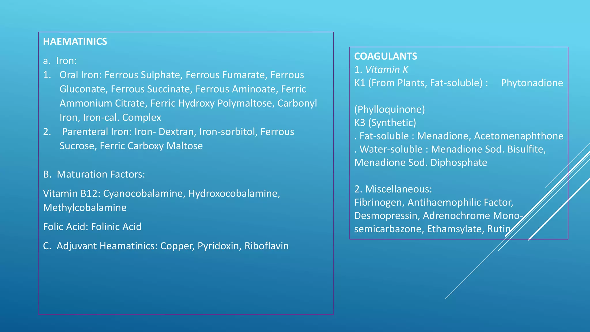 Pharmacological classification of drugs | PPTX