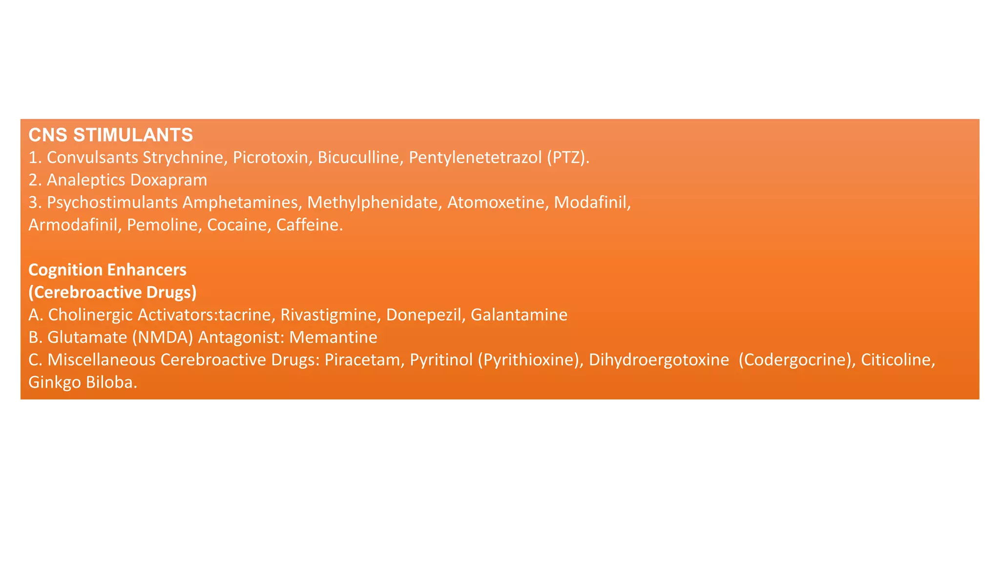 Pharmacological classification of drugs | PPTX