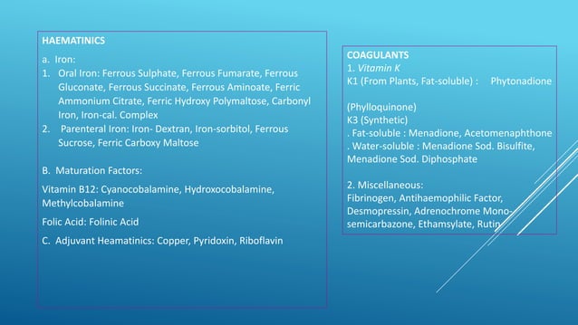 Pharmacological classification of drugs | PPTX