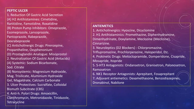 Pharmacological classification of drugs | PPTX