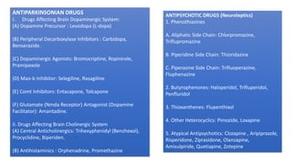 Pharmacological classification of drugs | PPTX