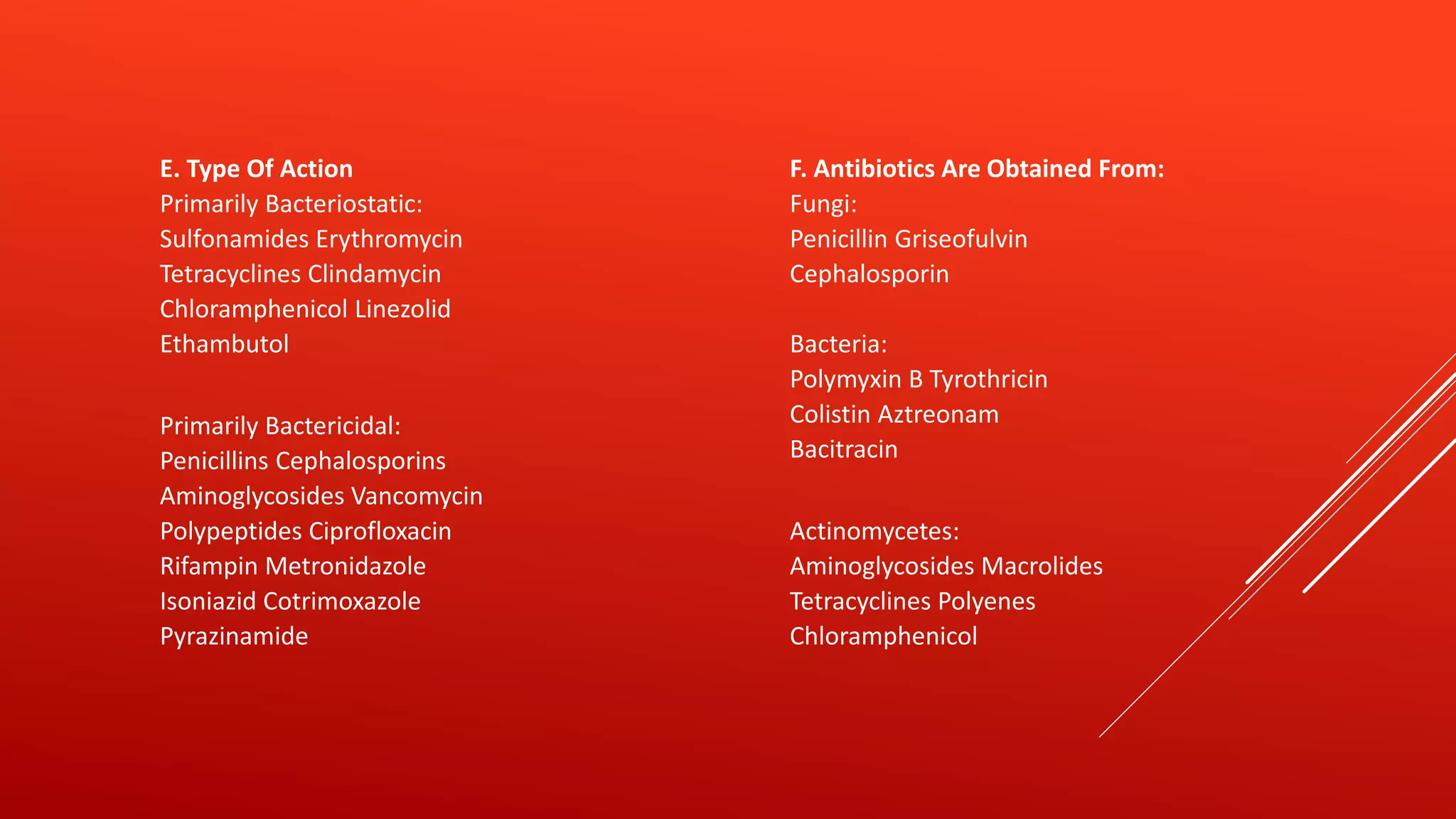 Pharmacological classification of drugs | PPTX