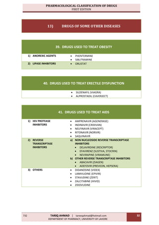 PHARMACOLOGICAL __د حاتم البيطارCLASSIFICATION OF __DRUGS BY GROUPS .pdf
