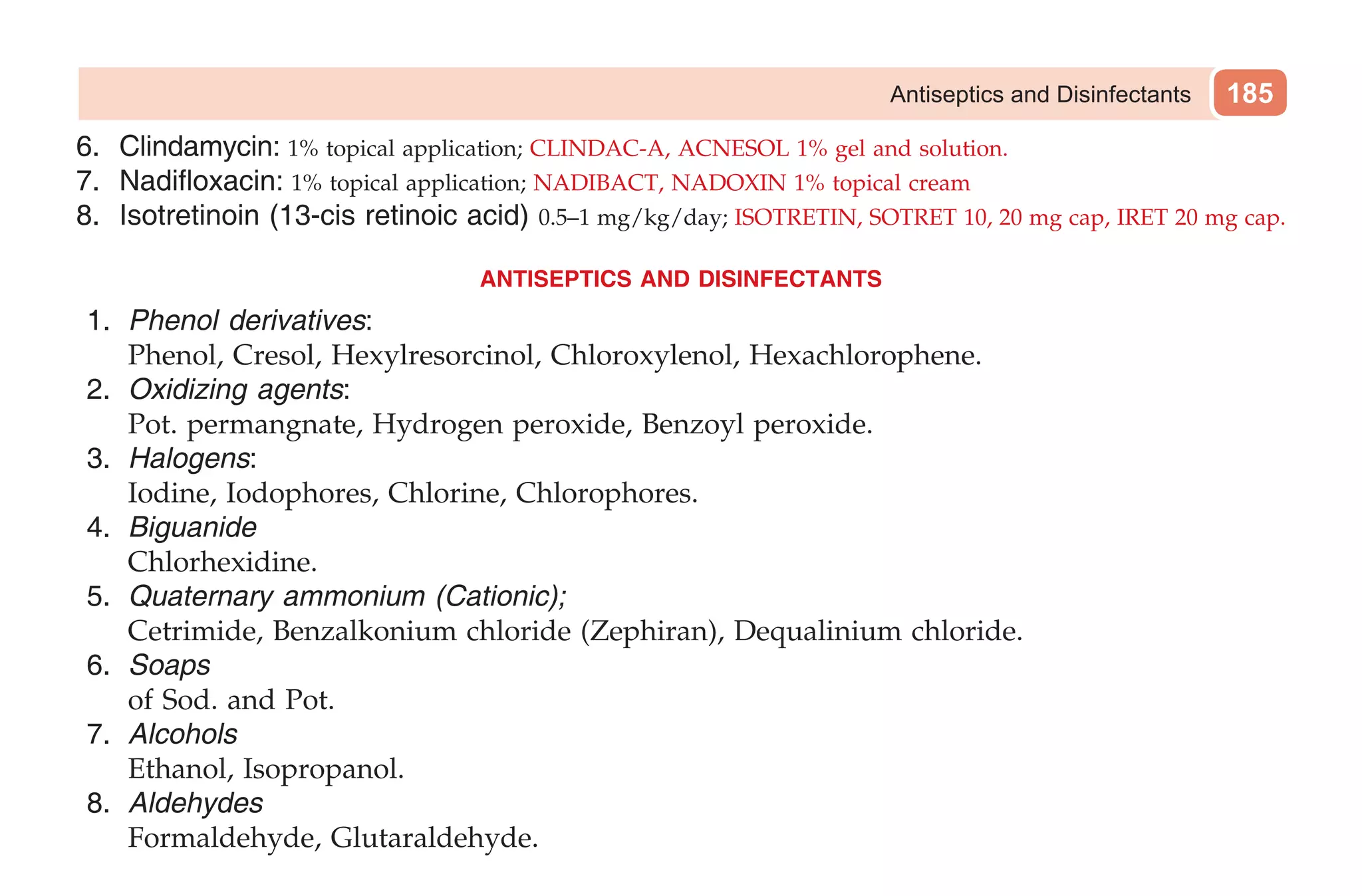 Pharmacological Classification of Drugs with Doses and Preparations ...