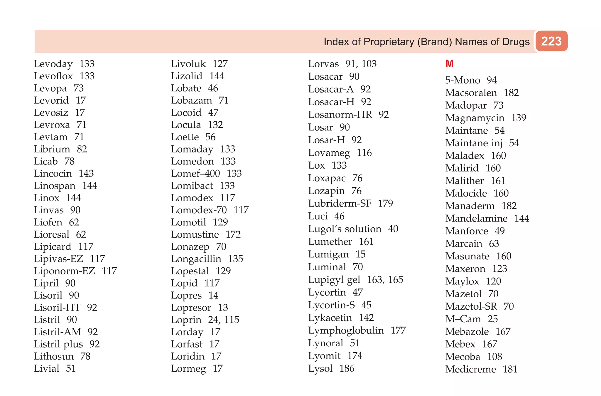Pharmacological Classification of Drugs with Doses and Preparations ...