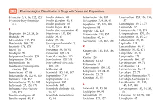 Pharmacological Classification of Drugs with Doses and Preparations ...