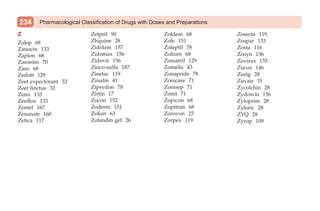 Pharmacological Classification of Drugs with Doses and Preparations ...