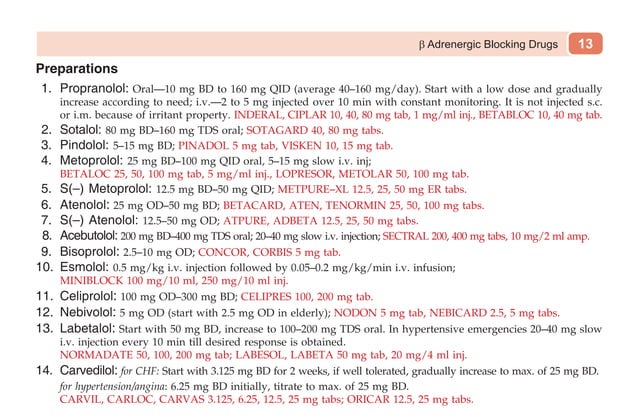 Pharmacological Classification of Drugs with Doses and Preparations ...