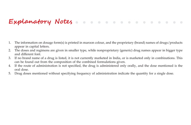 Pharmacological Classification of Drugs with Doses and Preparations ...