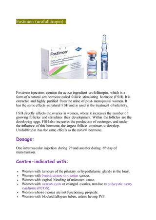 Pharmacological management of female infertility | DOCX