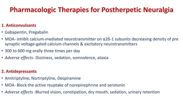 Pharmacological Management of Post-Herpetic Neuralgia.pptx