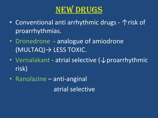Pharmacological screening of anti arrhythmic drugs 3 | PPT