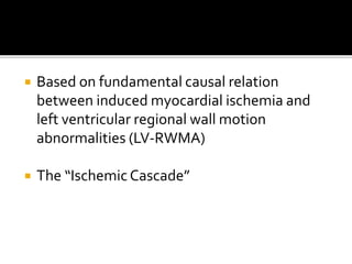 Pharmacological stress echocardiography | PPTX