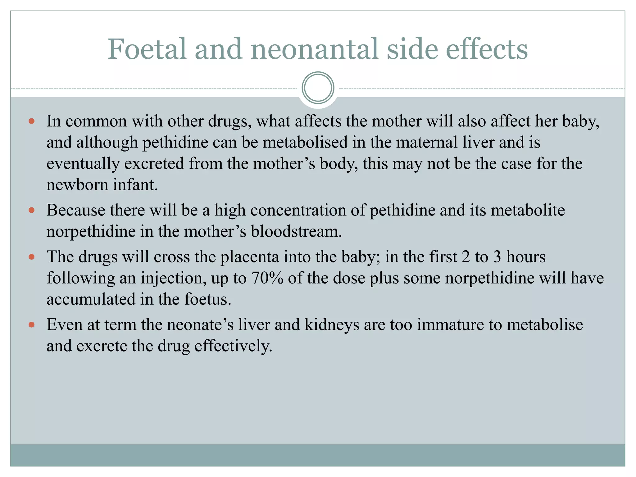 Pharmacological treatment for pain during labor | PPTX