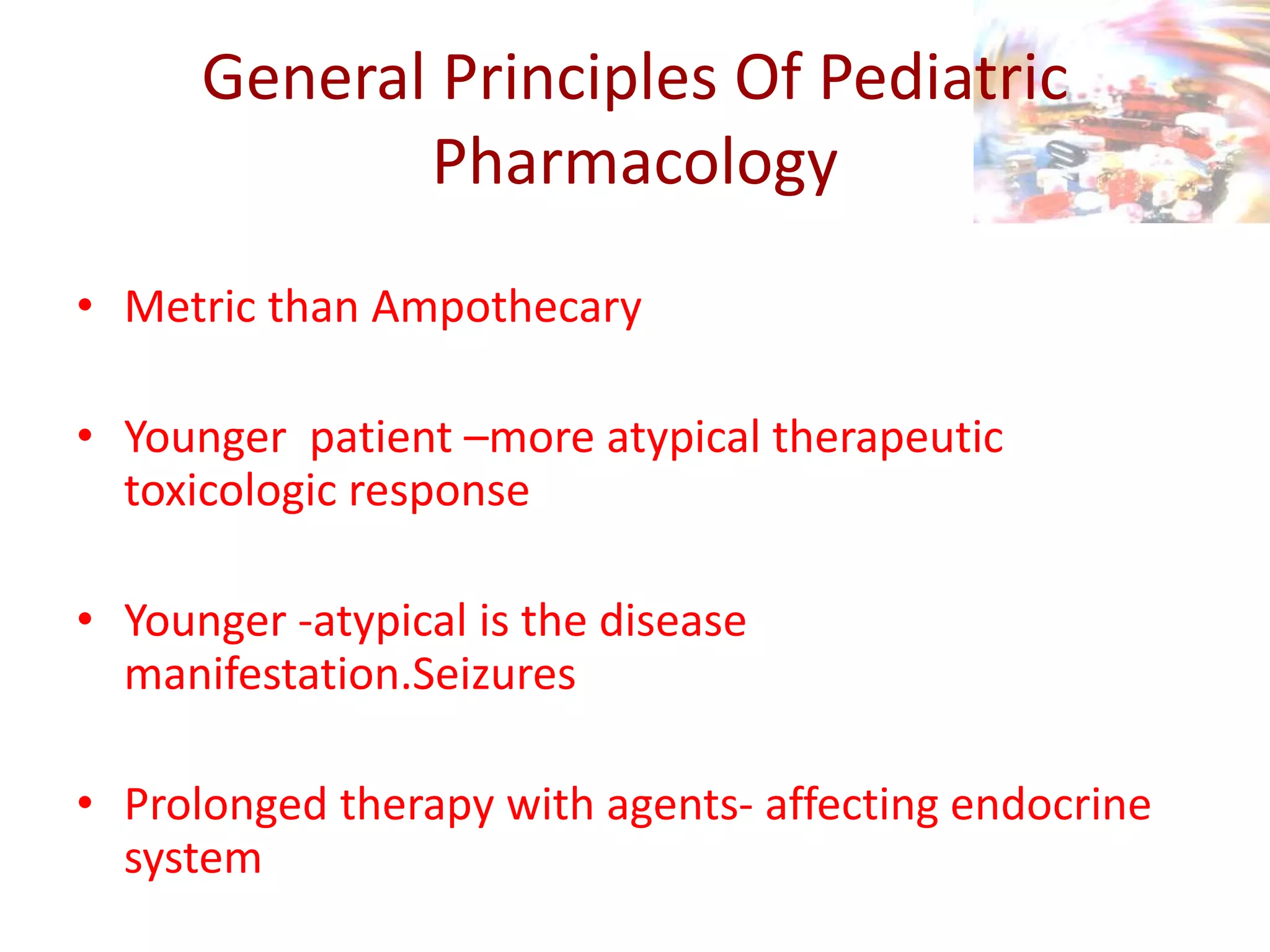 Pharmacologic considerations in pediatric dentistry | PPT