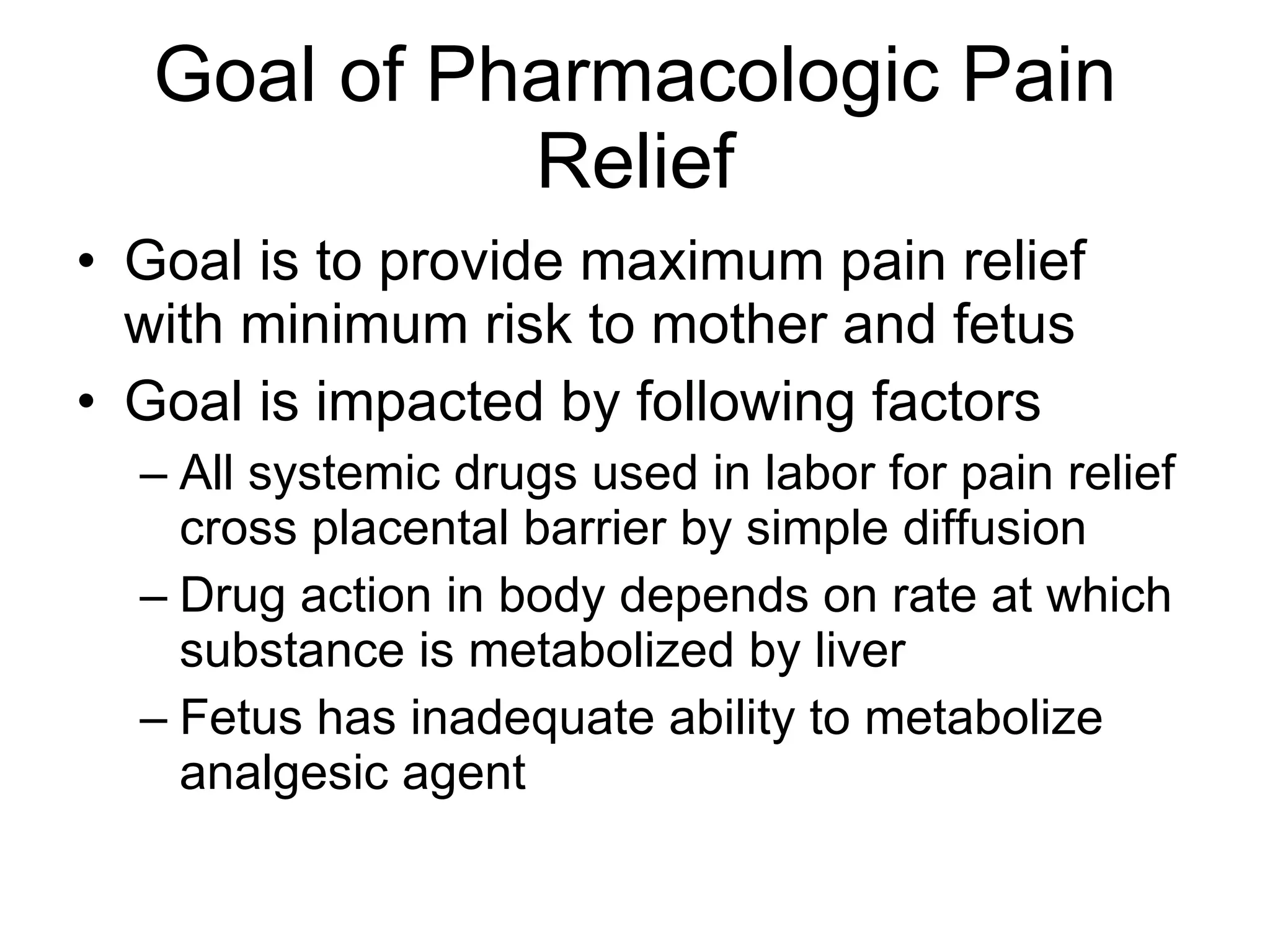 Pharmacologic management 7 | PPT