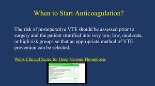 Pharmacology deep venous thrombosis prophylaxis | PDF