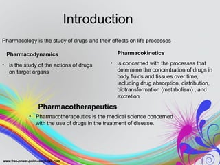 introduction to pharmacology | PPT