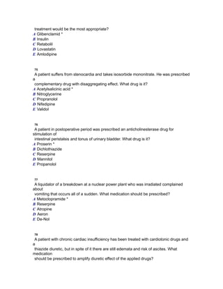 Krok 1 - 2014 Pharmacology Base (General Medicine) | DOC