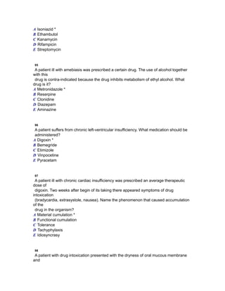 Krok 1 - 2014 Pharmacology Base (General Medicine) | DOC