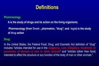 Pharmacology | PPT