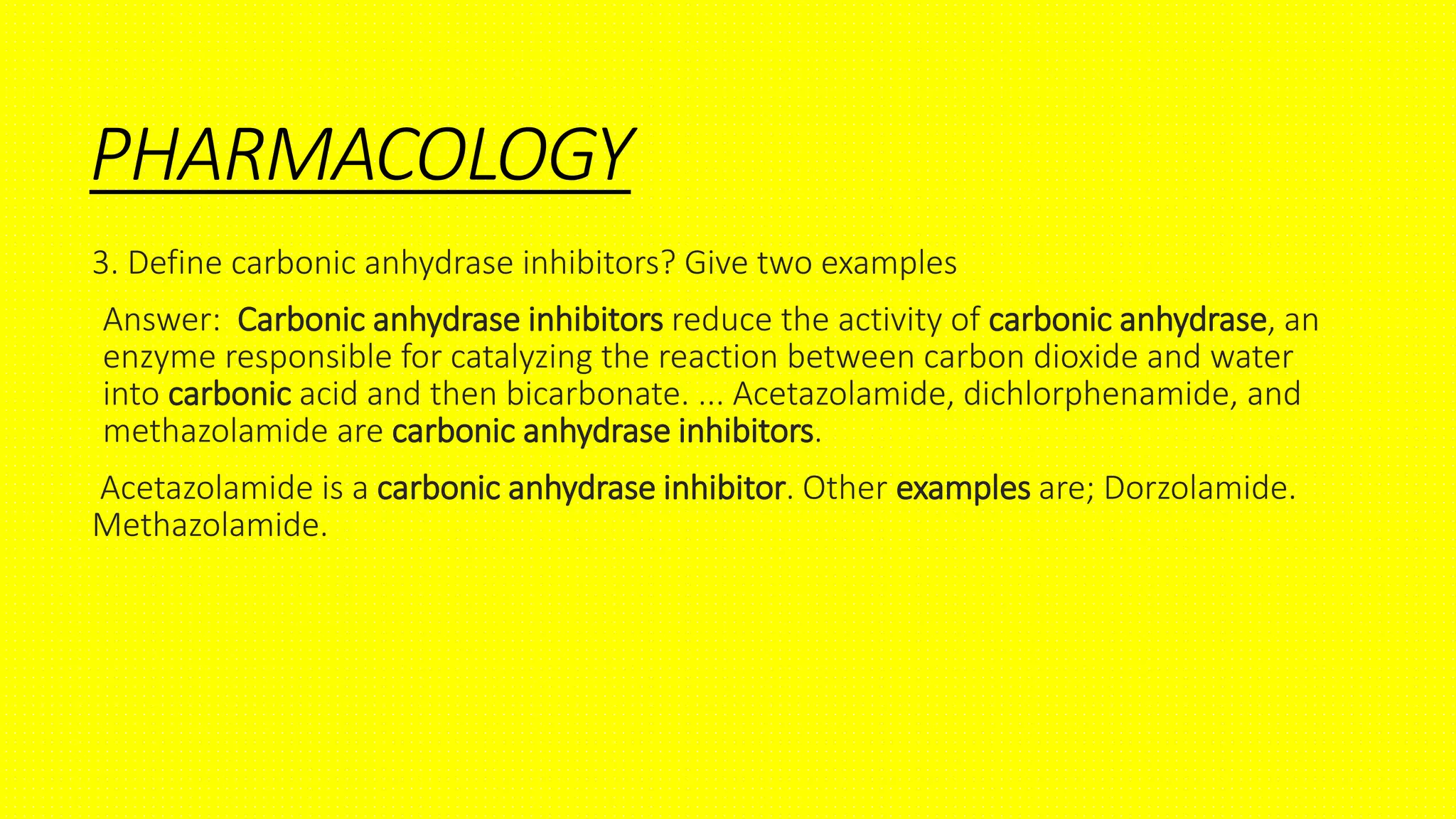 Pharmacology question and answer | PPTX