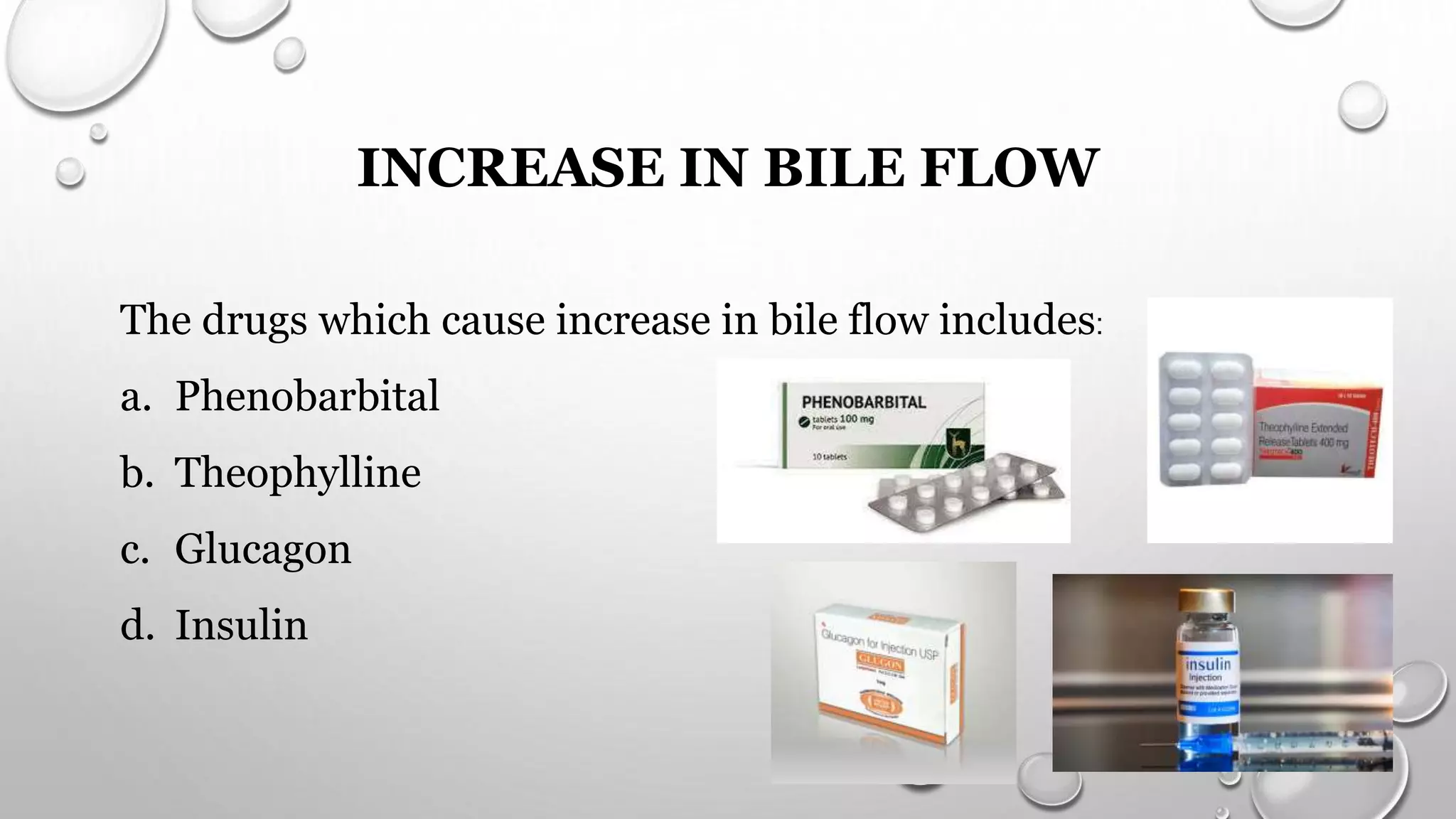 function of bile flow and drugs | PPTX
