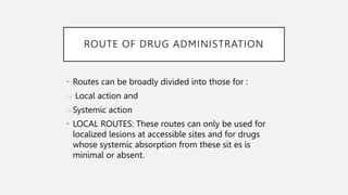 INTRODUCTION TO PHARMACOLOGY PHARMACOKINETICS AND DYNAMICS | PPTX