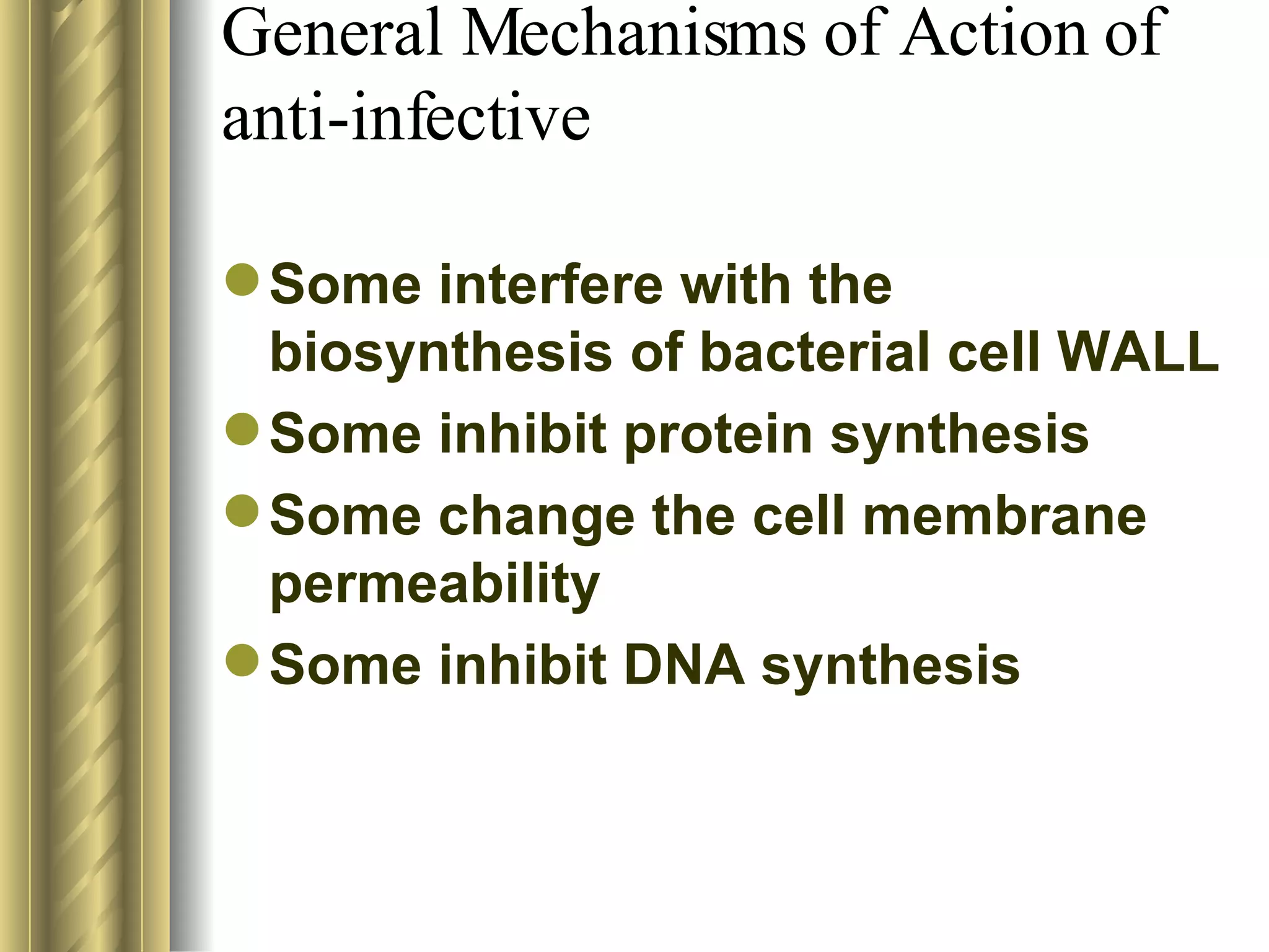 PHARMACOLOGY - ANTIBIOTICS | PPT