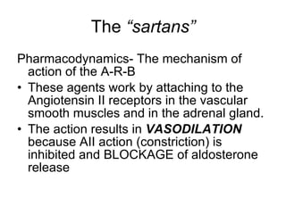 Pharmacology Cardiovascular Drugs | PPT
