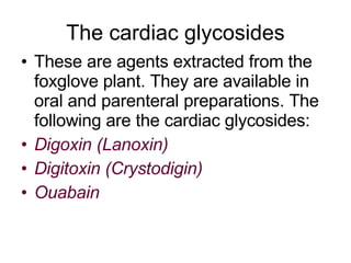 Pharmacology Cardiovascular Drugs | PPT