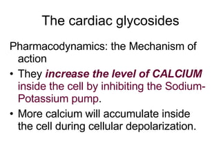 Pharmacology Cardiovascular Drugs | PPT